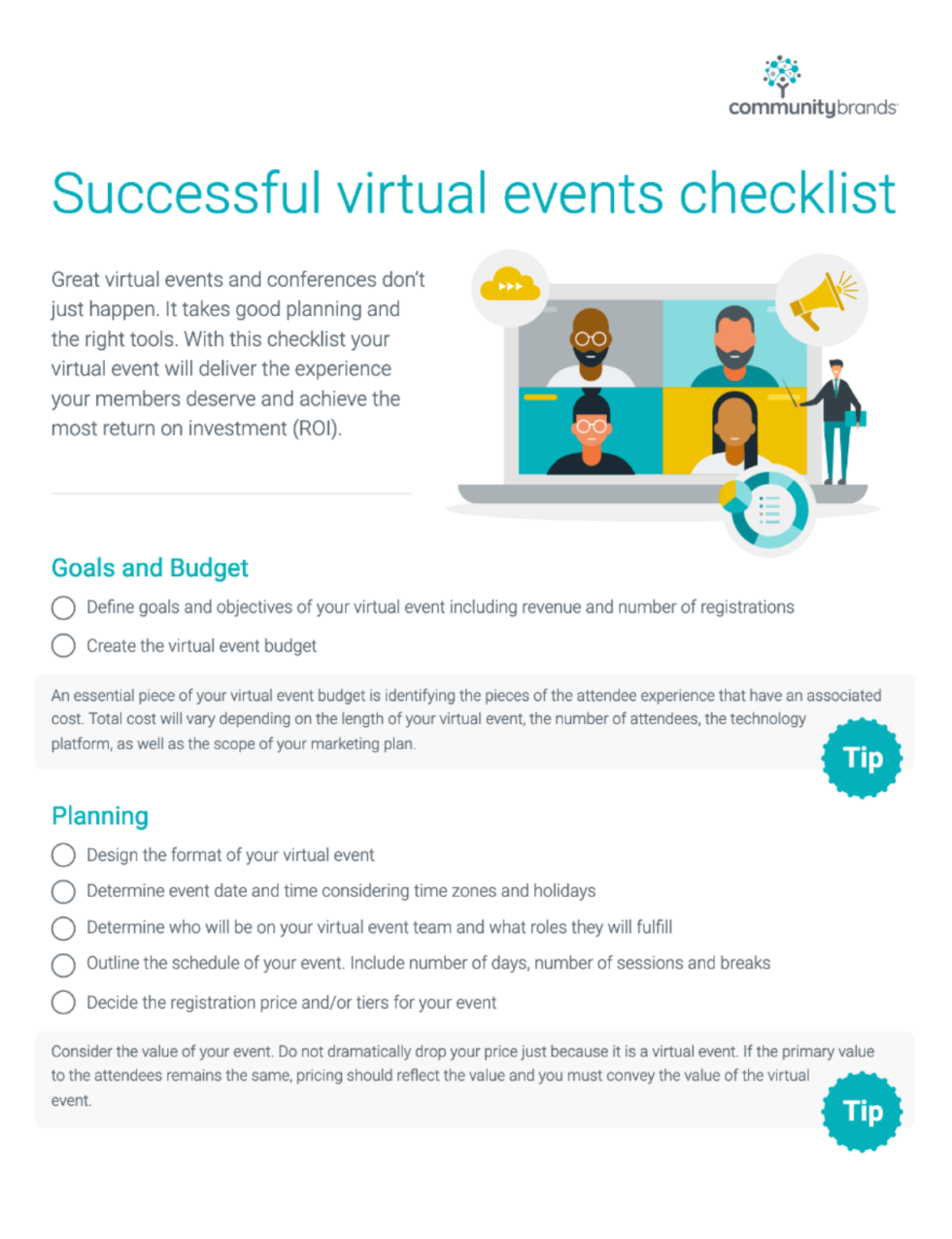 Checklist for Successful Virtual Events